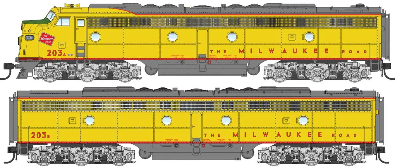Ideal Family Gift: Budget-Friendly Walthers Proto 920-42951 HO Scale EMD E9A-B Diesel Milwaukee ...